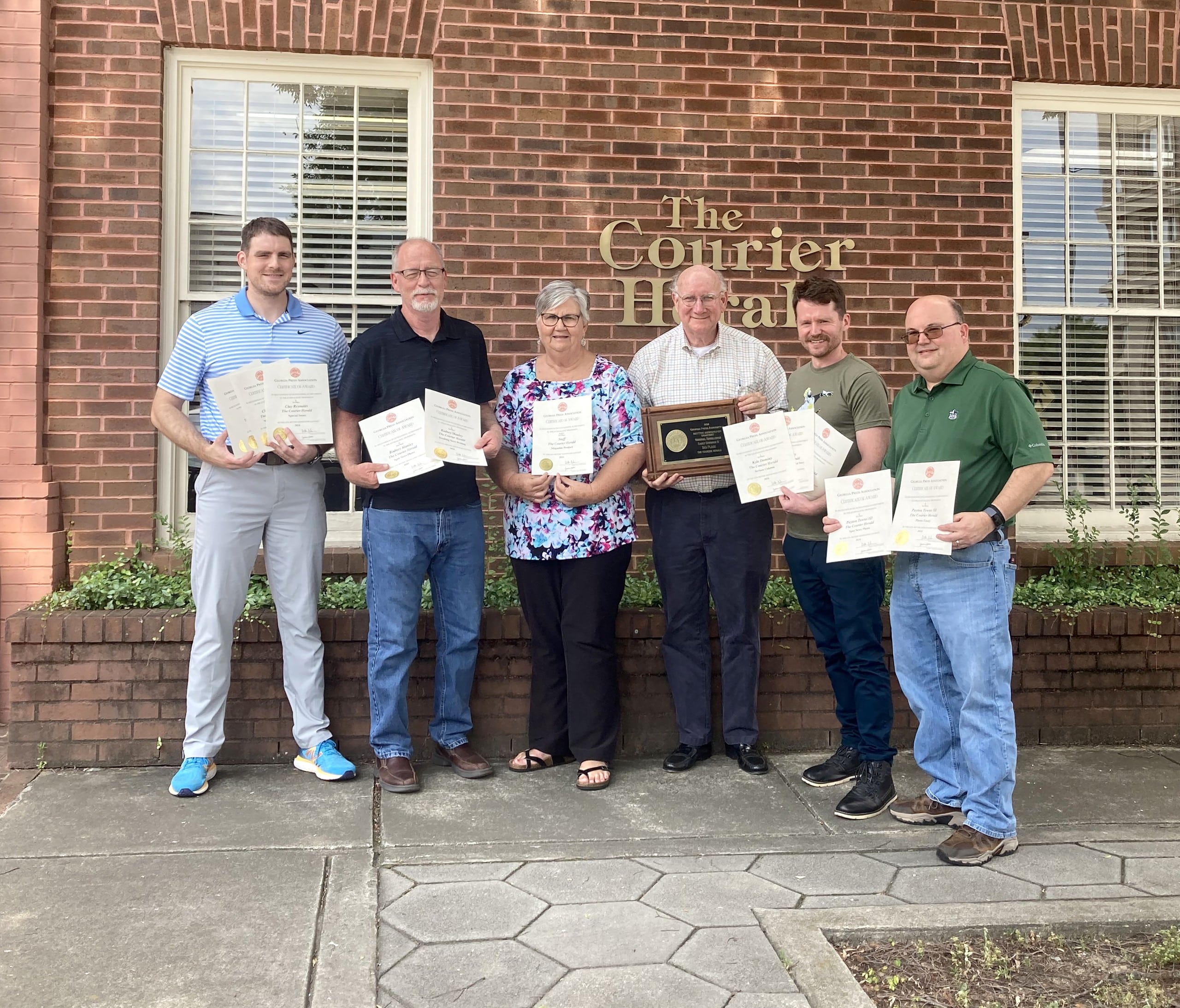 Courier Herald news team wins 13 awards in GPA Better Newspaper Contest ...