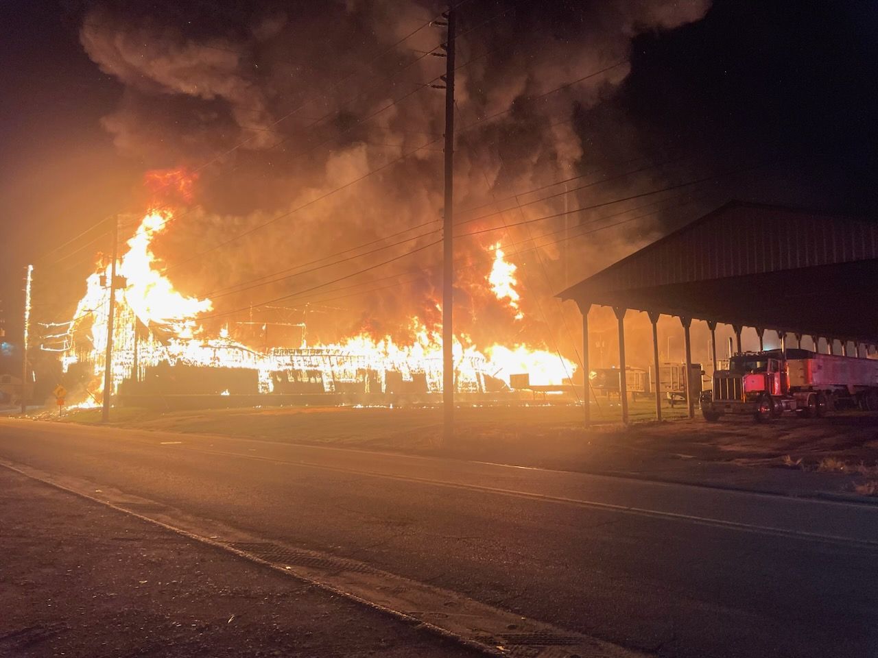 Fire destroys warehouse at Roche – Courier Herald Today