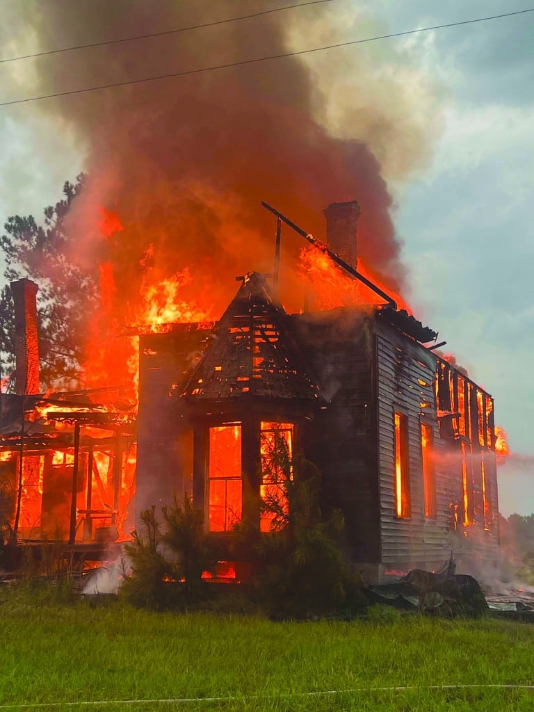 Historic home destroyed by fire; severe storm downs trees – Courier ...