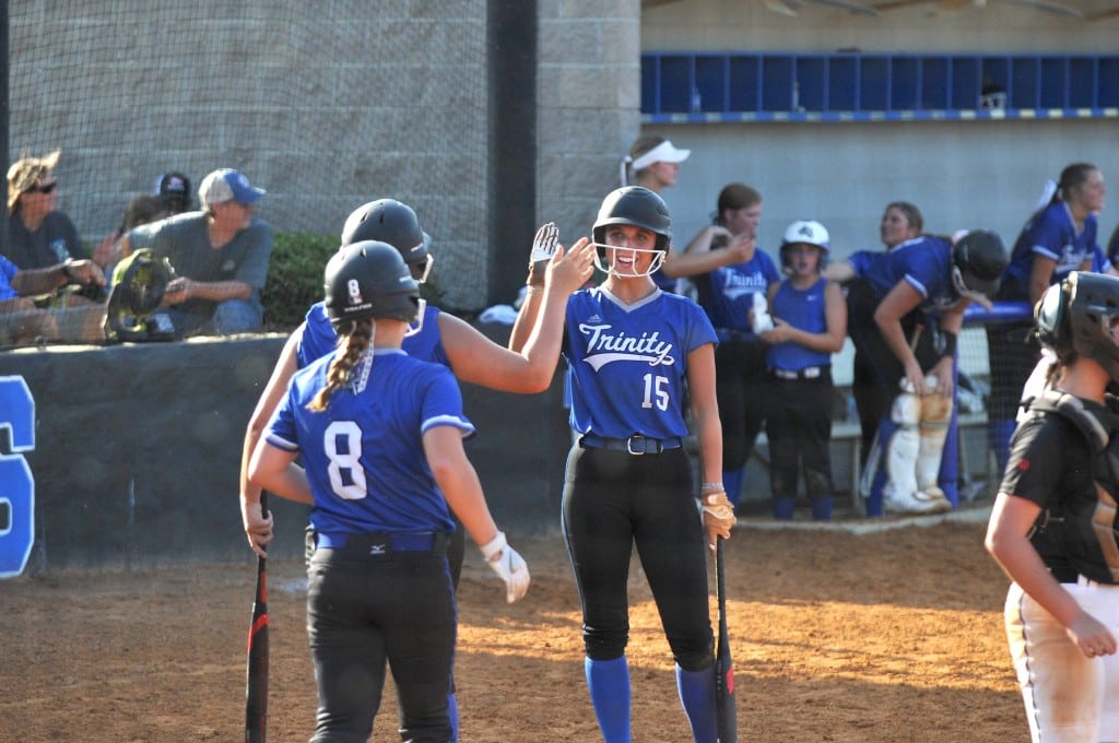 SOFTBALL: Nine hits, clutch outs carry Trinity to confident win over ...