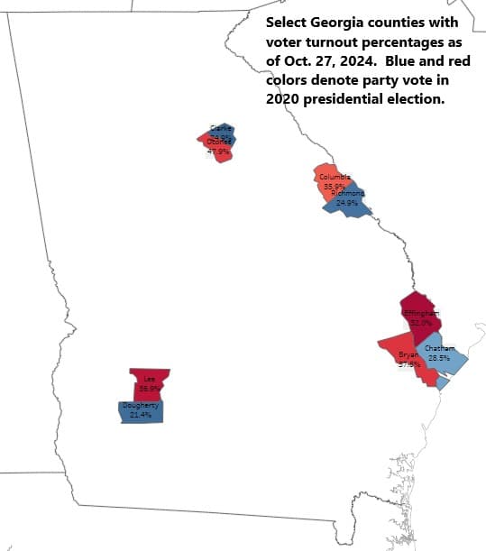 Sorting through Georgia’s early voting data with political algebra and ...