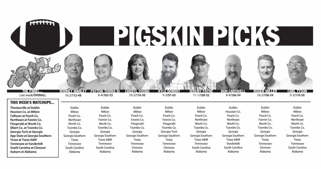PIGSKIN PICKS: Nov. 28, 2024 – Courier Herald Today