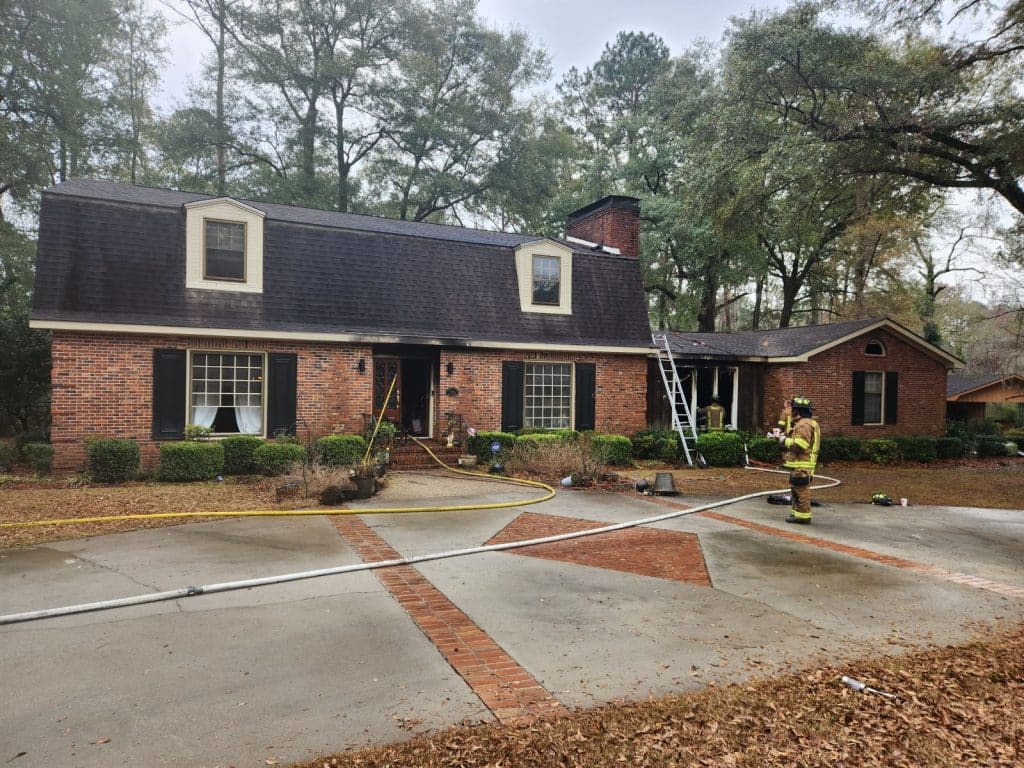 'It's a miracle' : Two treated at hospital after escaping house fire ...