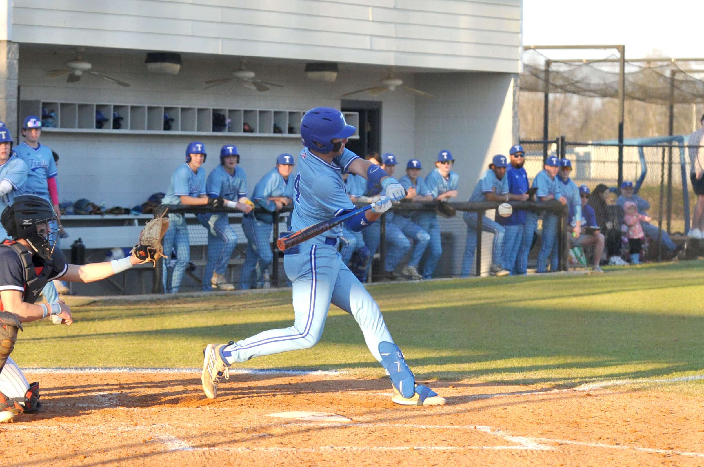 BASEBALL: Trinity tramples DEA in season debut; Stacked squad shooting ...